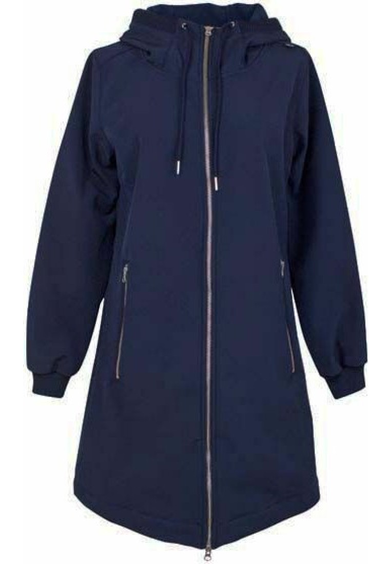 Donkerblauwe Softshell regenjas Danejane van Danefae