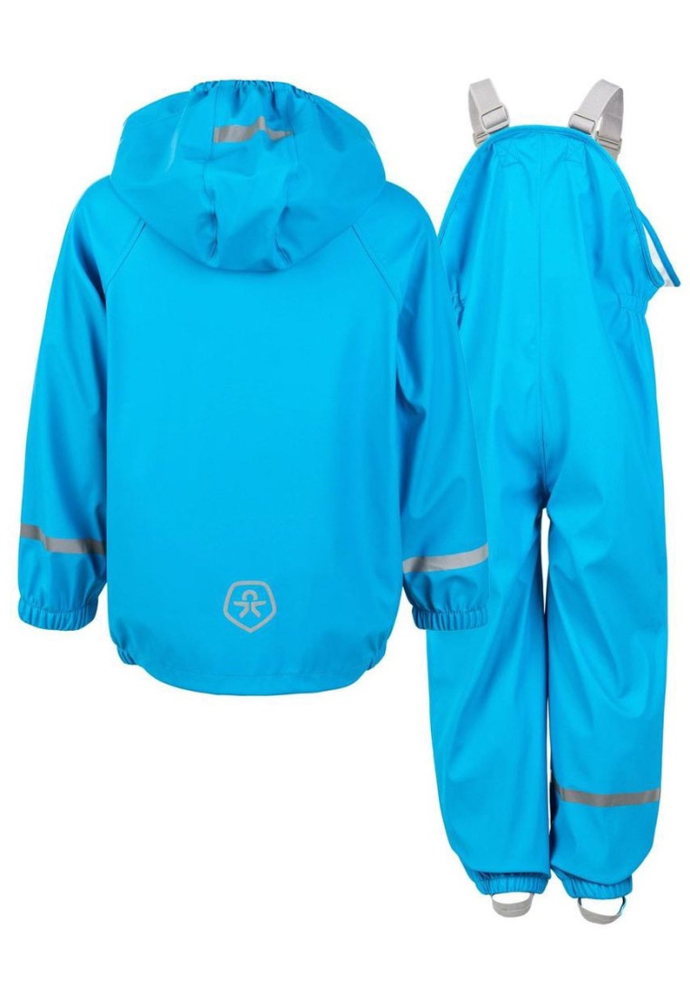 Lichtblauwe regenpak van Color Kids (Maat 98) - Regenpakhuis