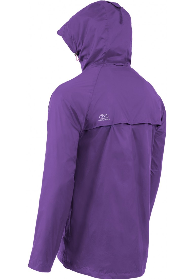 Paarse dames regenpak Stow and Go van Highlander - Regenpakhuis